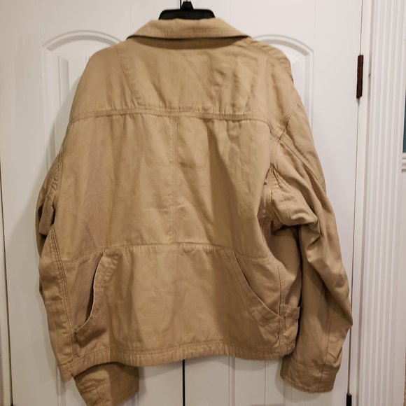 Cabela's | Jackets & Coats | Vintage Cabelas Khaki Cotton Barn Chore Birding Work Coat Jacket ...
